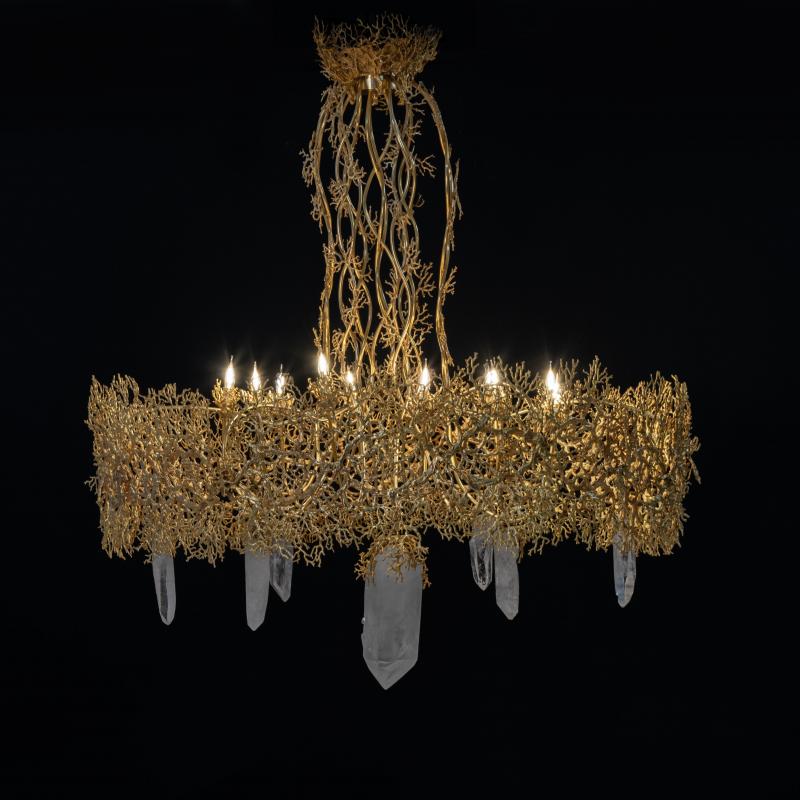 Robert Goossens - Coral and crystal lamp