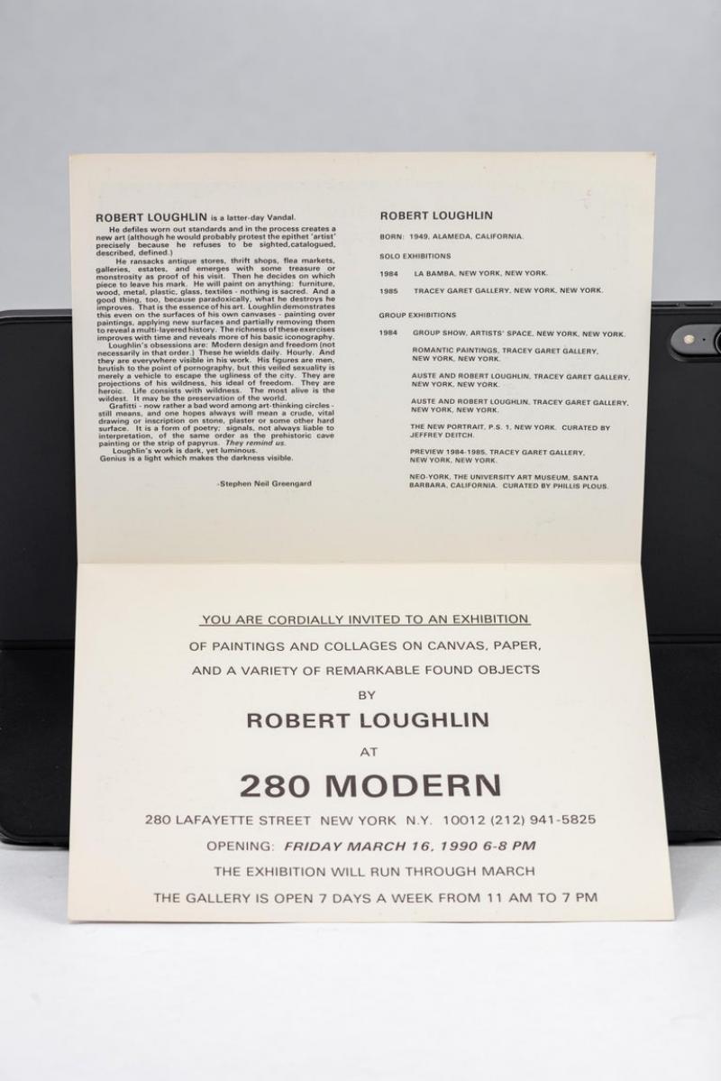 Robert Loughlin - Set of 4 Robert Loughlin Art Exhibition Invitation ...