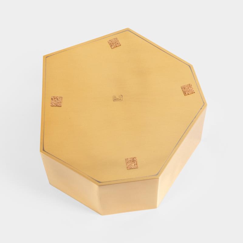 Roberto Rida - Chartreuse 'Diamante Murano' Glass Box by Roberto Rida