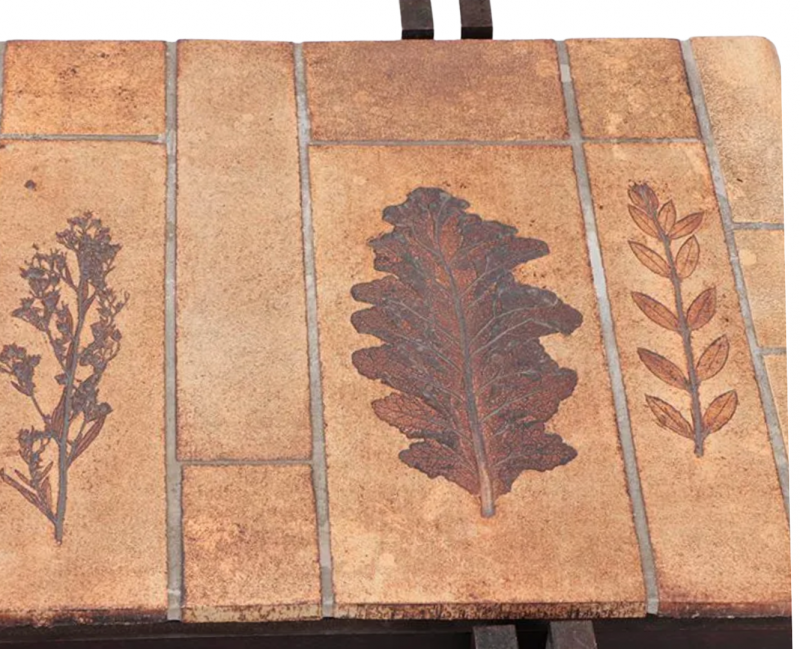 Roger Capron - 1970s Roger Capron tile-top coffee table, France