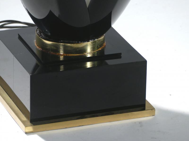 Roger Rougier - Rare Mid-century Roger Rougier floor lamp brass lacquer ...