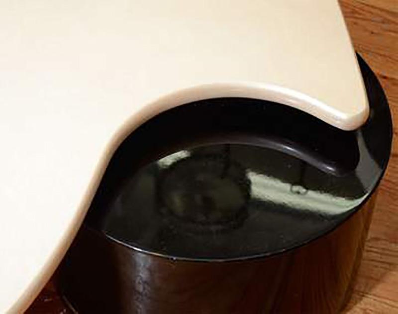 Roger Rougier - Unusual Abstract Form Coffee Table by Rougier