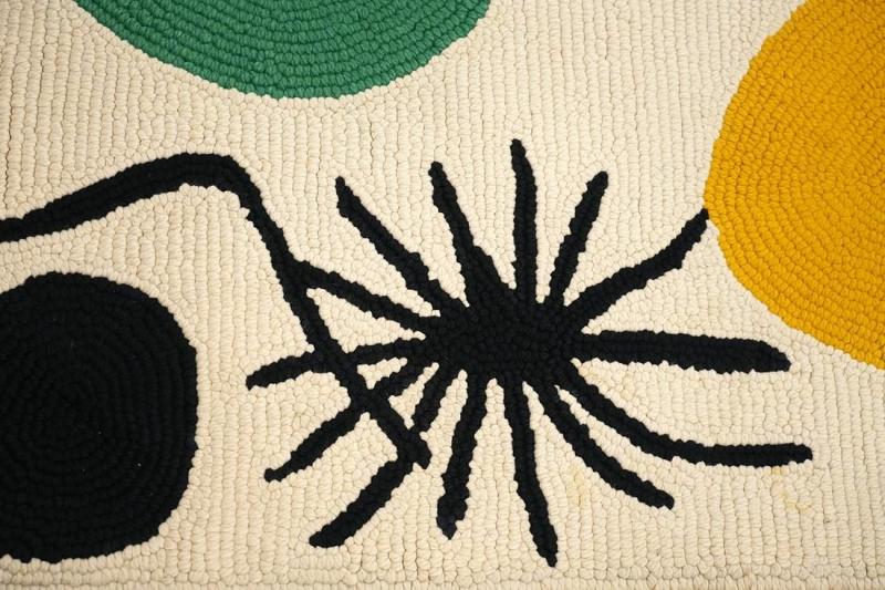 Rug after Alexander Calder 'Green Ball'