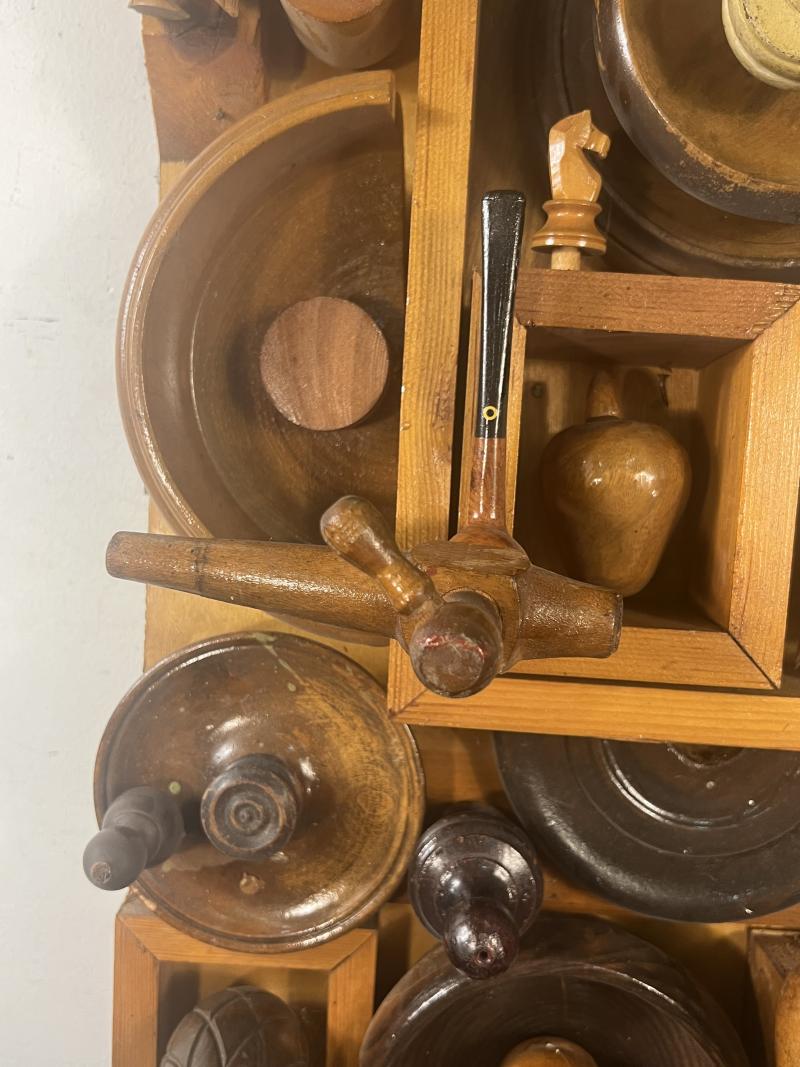 SIGNED POST MODERN WOOD ASSEMBLAGE FOUND OBJECTS WALL SCULPTURE