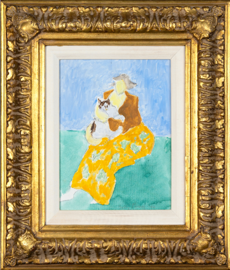 Sally Michel Avery - Cat Sitter, 1992
