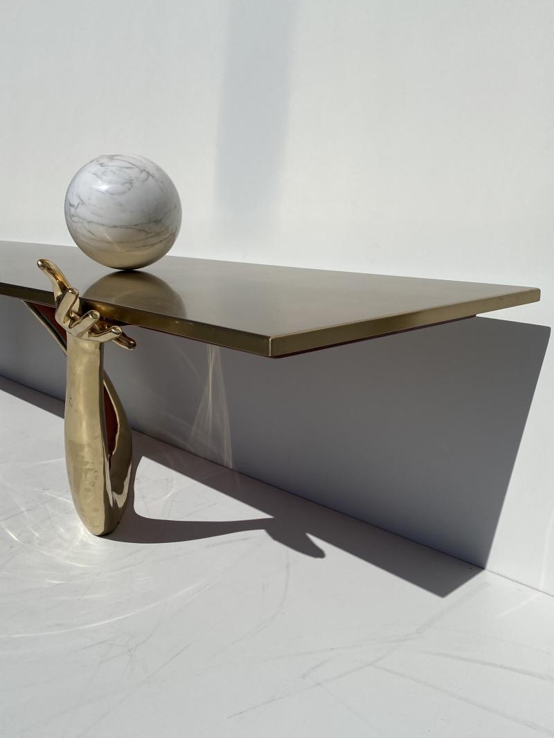 Salvador Dalí - "Leda" Hand and Foot Coffee Table by Salvador Dali