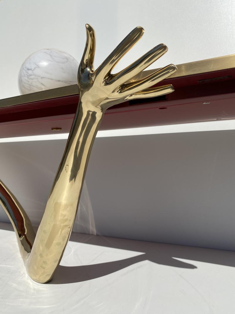 Salvador Dalí - "Leda" Hand and Foot Coffee Table by Salvador Dali