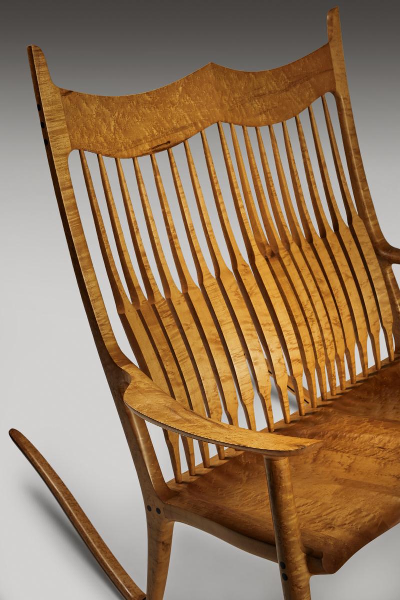 Sam Maloof - Double Rocking Chair by Sam Maloof