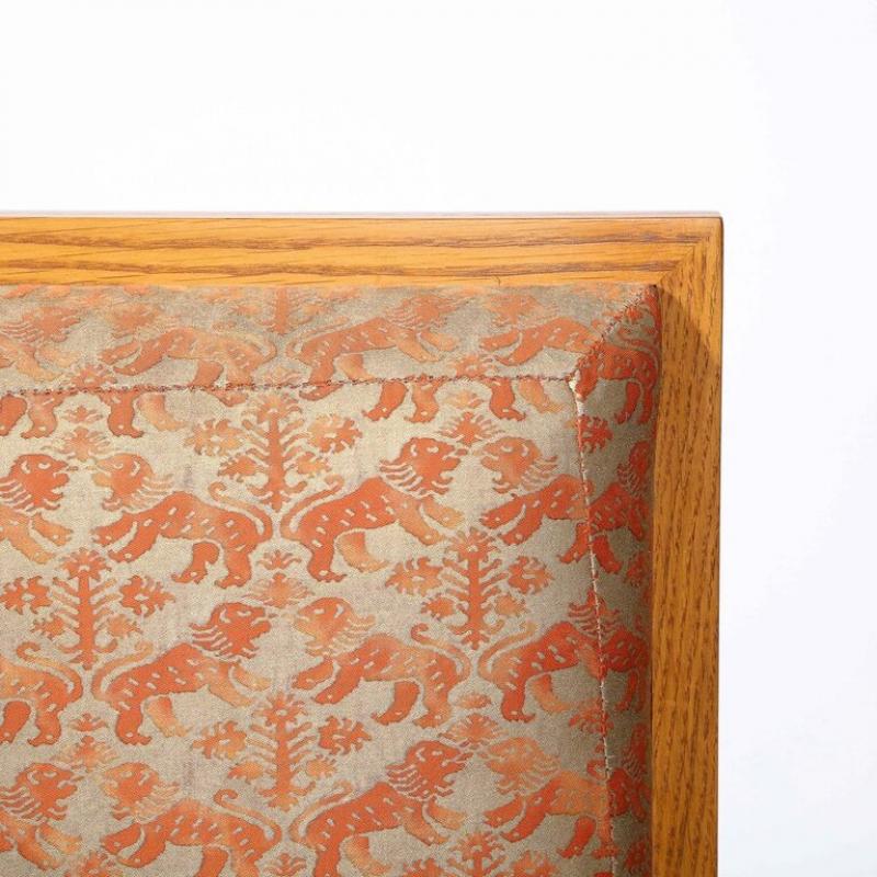 Set of 10 Art Deco Director Style Dining Chairs in Hand-rubbed Oak