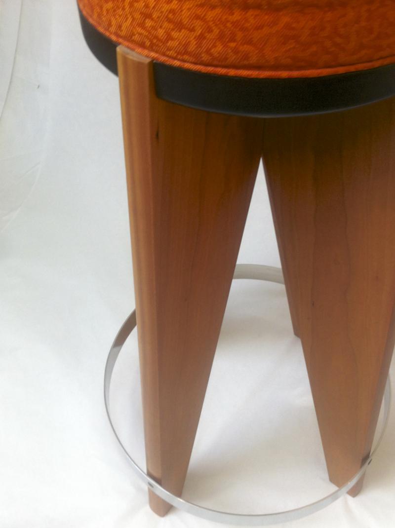 Set of 3 Minimalist Modern Bar Stools