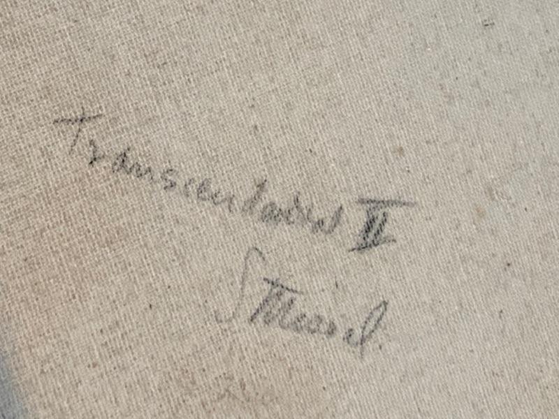 Stephen Missal - HYPNOTIC 1960's PAINTING TITLED TRANSCENDENTAL II BY ...