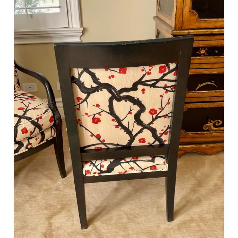 Steve Chase - Directoire Style Steve Chase Arm Chairs W Clarence House ...