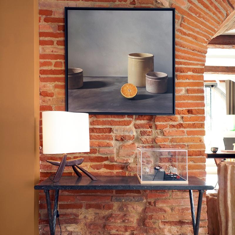 THREE POTS AND ORANGE, Still life photography 2/9