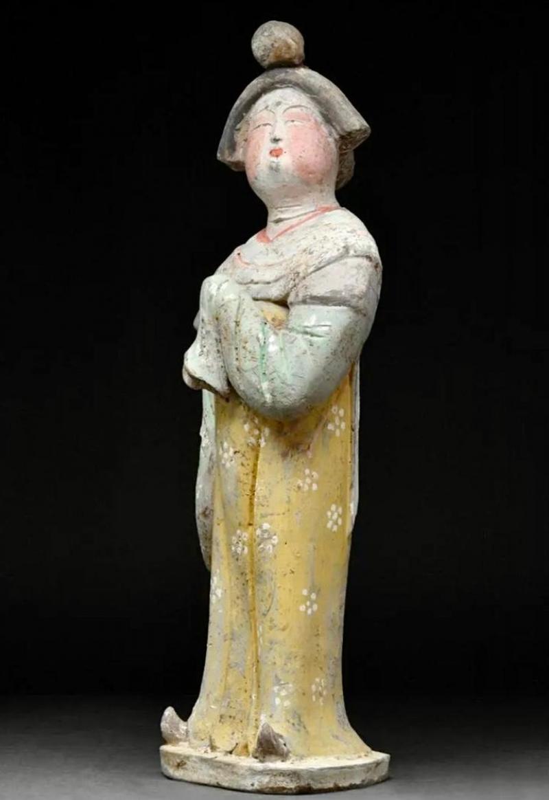 Tang Dynasty Museum Quality TL Tested Terracotta Fat Lady Figure