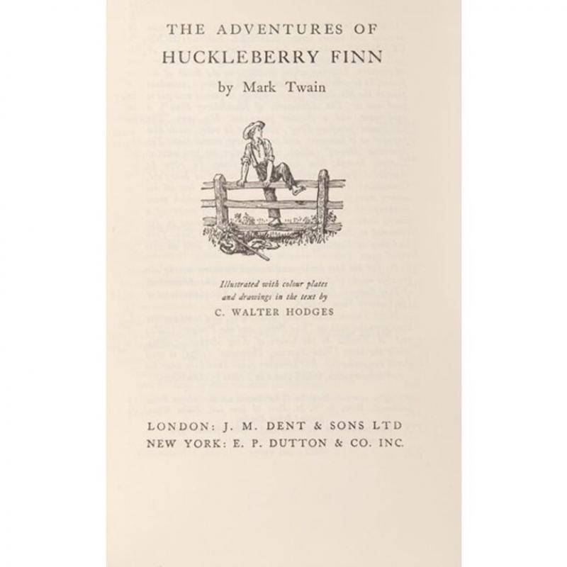 The Adventures of Huckleberry Finn. by MARK TWAIN