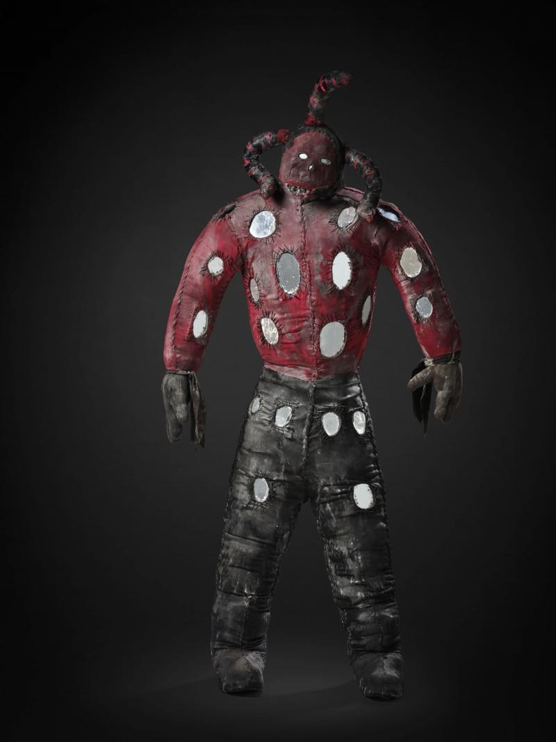The Bizango life-sized Voodoo Warrior, Haiti