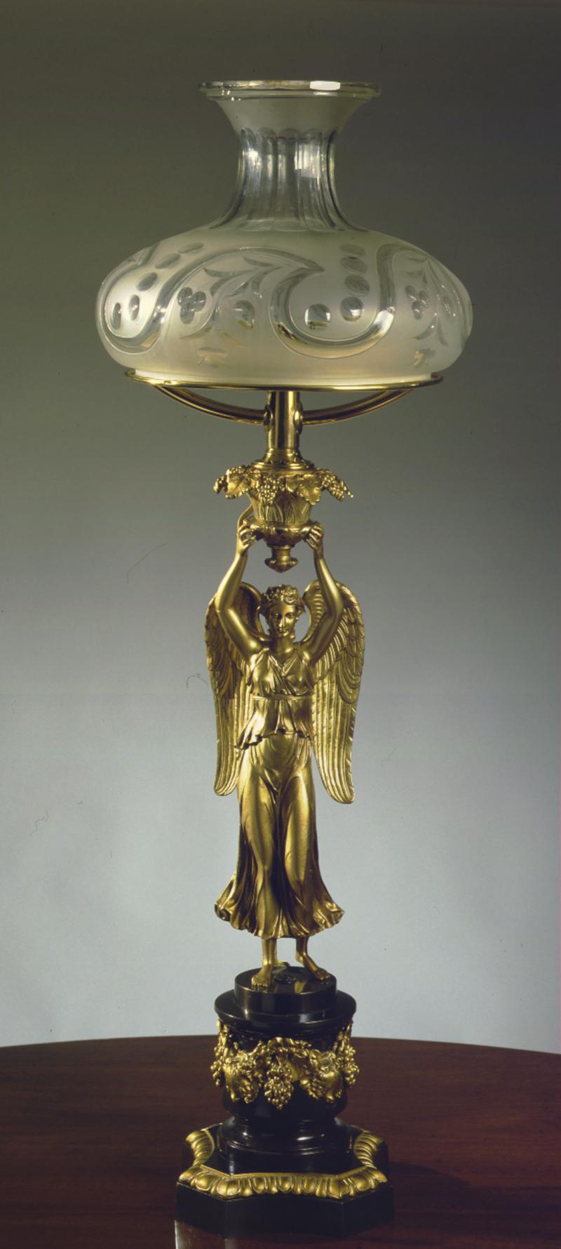 Thomas Messenger & Sons - Lacquered Brass Sinumbra Lamp with the ...