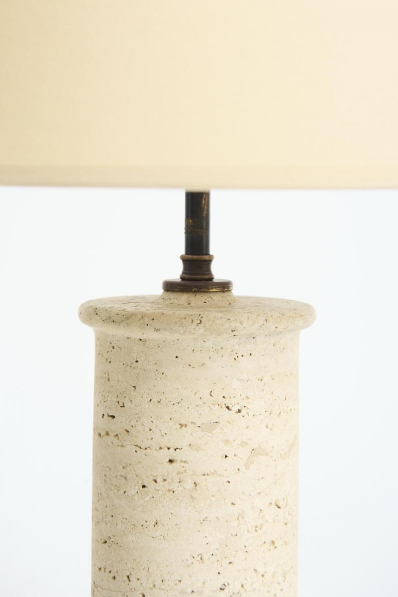 Travertine Table Lamp