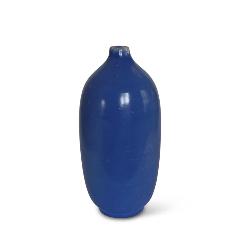 Upsala Ekeby - Collection of Speckled French Blue Vases by Anna-Lisa ...