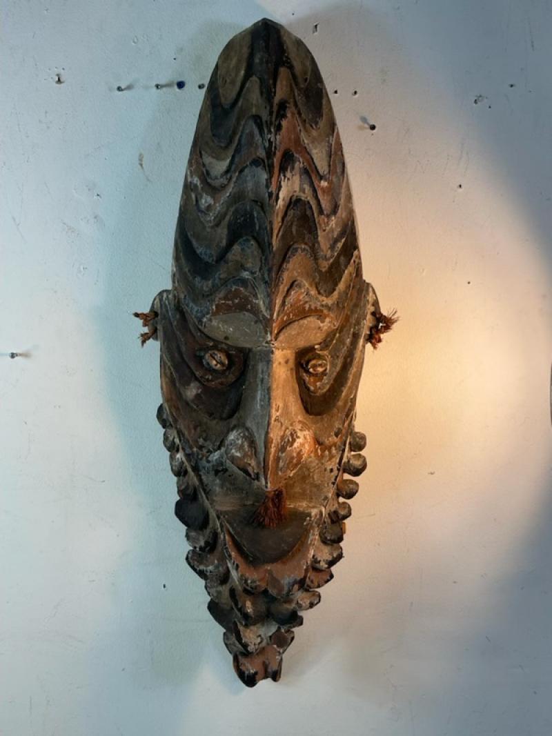 VINTAGE OCEANIC TRIBAL MASK