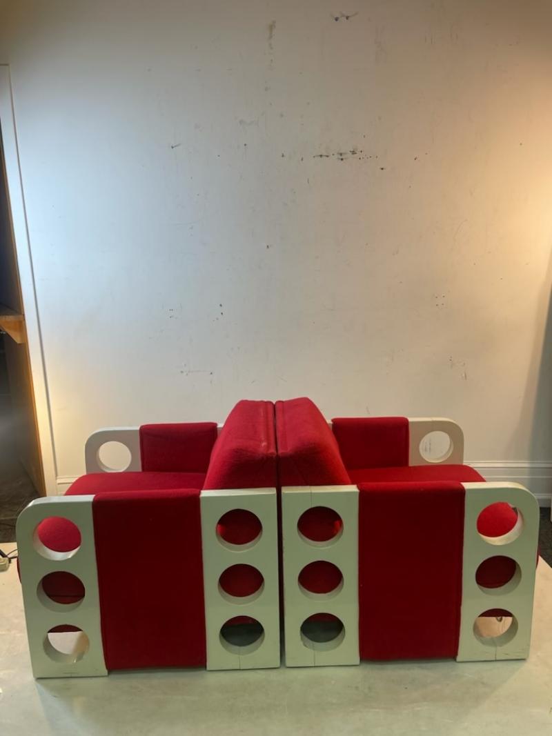 Verner Panton - FANTASTIC POP ART LOUNGE CHAIRS IN THE MANNER OF VERNER ...