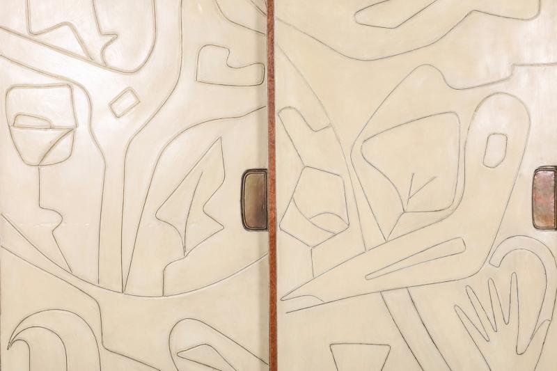 Victor Cerrato - Victor Cerrato one-of-a-kind case piece - 1950's