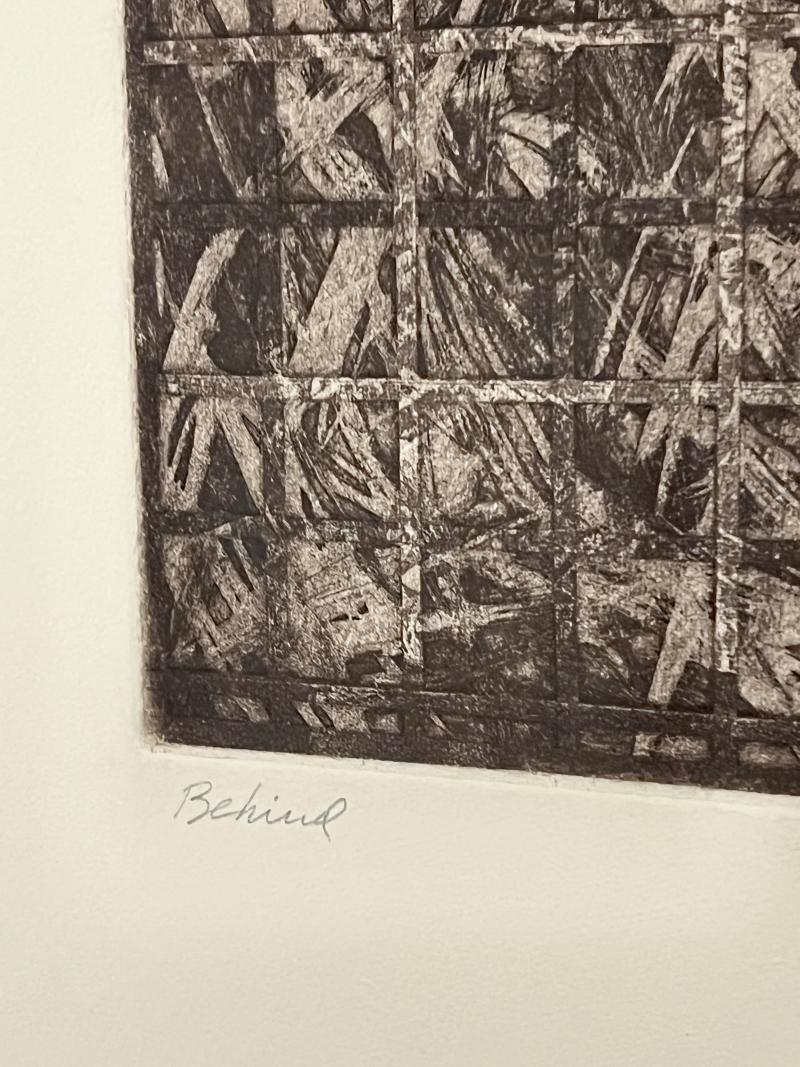 Vincent John Longo - VINCENT LONGO ETCHING "BEHIND"