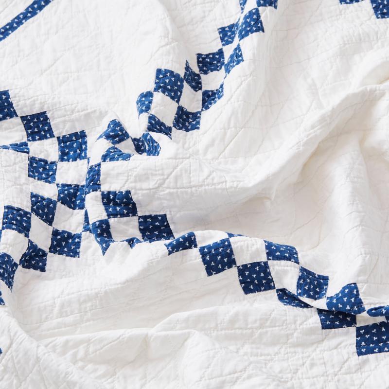 Vintage Double Irish Chain Quilt