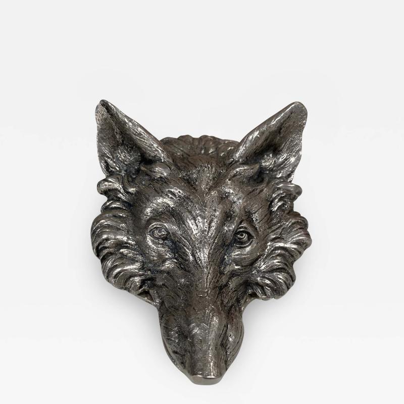Vintage Italian Wolf Paperweight 1950s