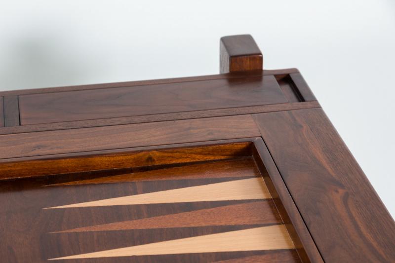 Walnut Wood Backgammon Table