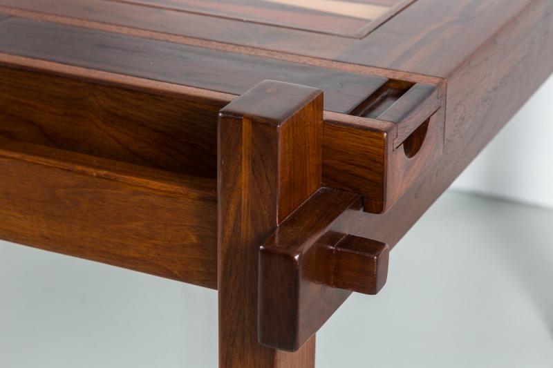Walnut Wood Backgammon Table