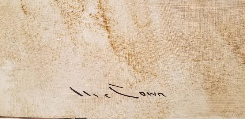 Walter McCown - 1960s Abstract Oil and Encaustic Painting on Board by ...