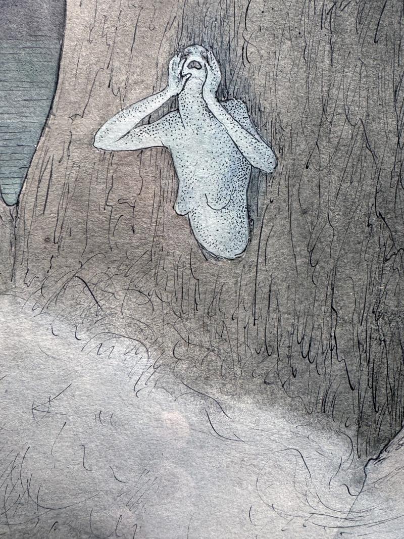 Walter Schnackenberg - Scary Nightmare Monsters Emerge from the Mountains