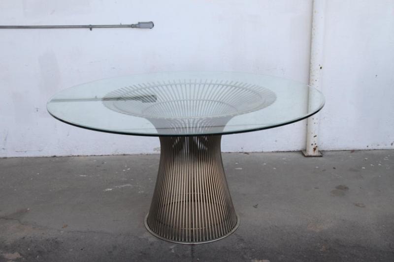 Warren Platner - 53" Knoll Platner Dining Table and Chair