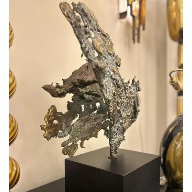 William Bowie - William Bowie Brutalist Bronze Sculpture 1960s