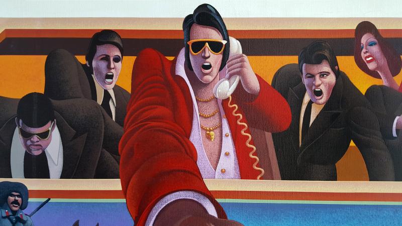 Wilson McLean - Movie Poster Illustration for "American Pop"