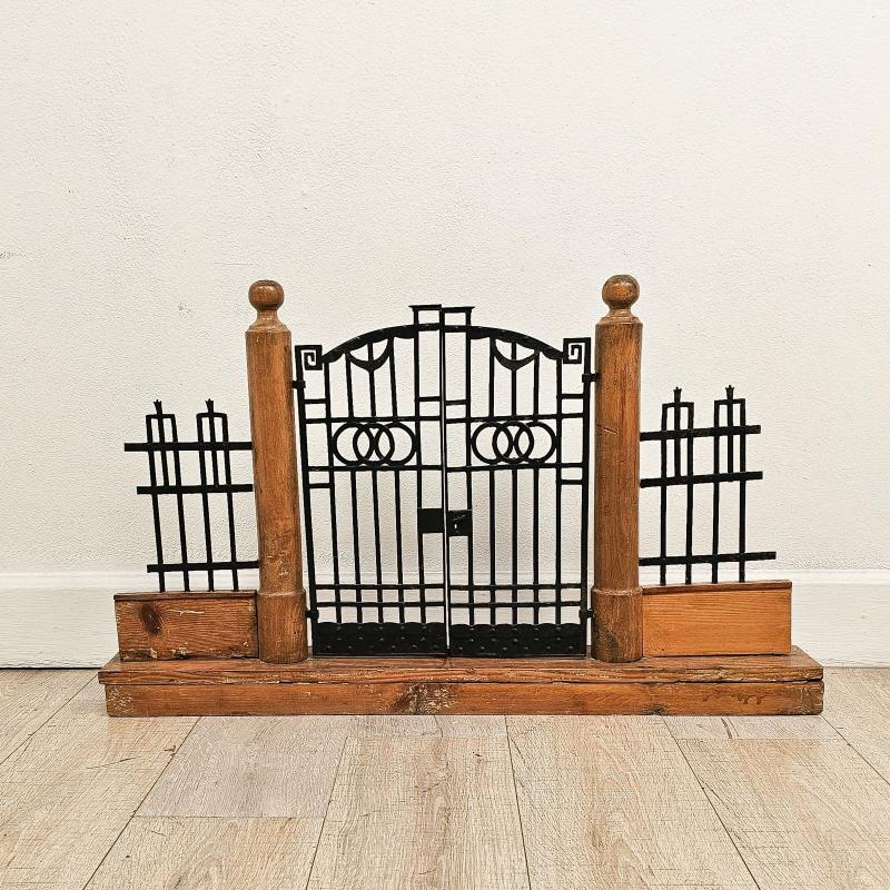Wood and Iron Belle Époque Neoclassical Model of Estate Gate, Italy ...