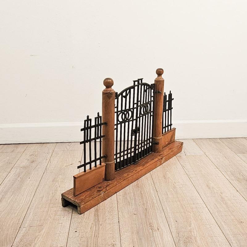 Wood and Iron Belle Époque Neoclassical Model of Estate Gate, Italy ...