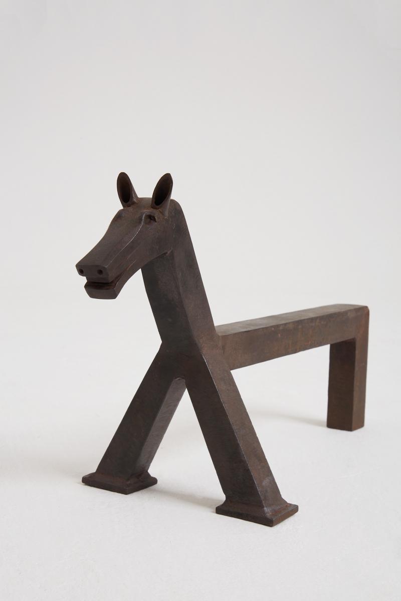 Wrought Iron Fire Dogs