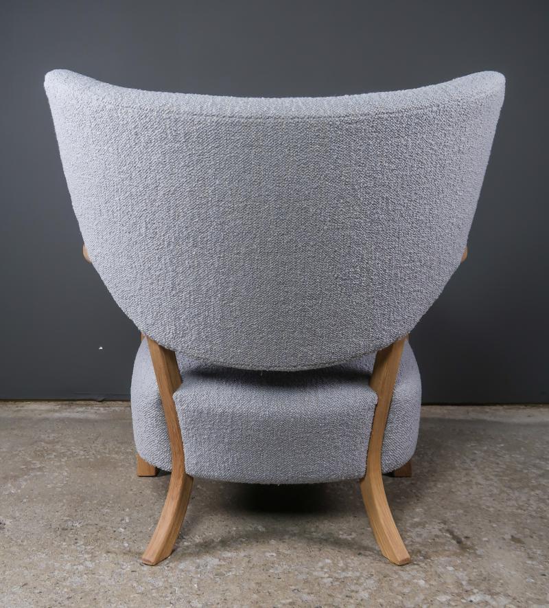 "Wulff" Lounge Chair by &tradition, Copenhagen, Karandash Bouclé