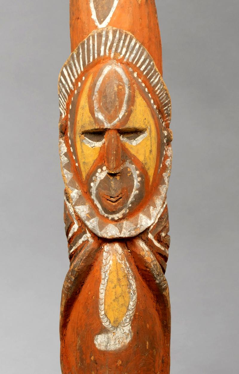 Yam Ancestor Figure Totem Pole Papua New Guinea with Provenance