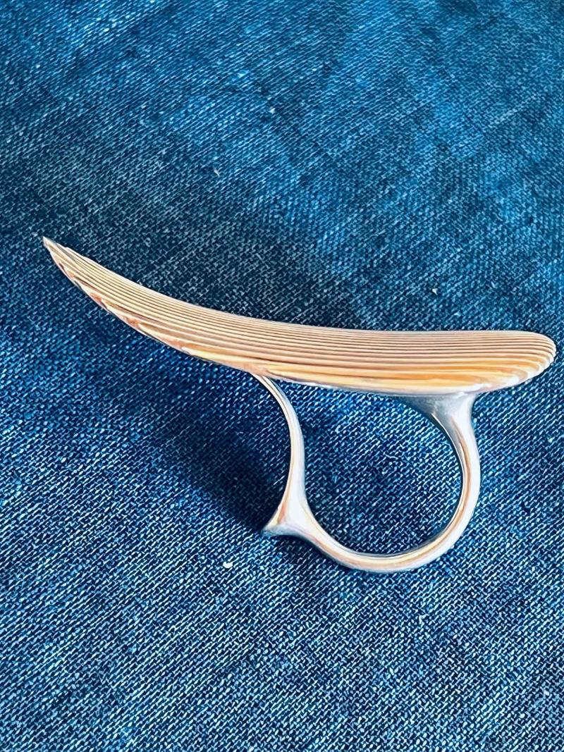Zaha Hadid - Lamellae Sterling Silver Ring