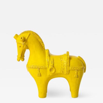 Bitossi - Large Bitossi Horse, Ceramic, Yellow, Signed