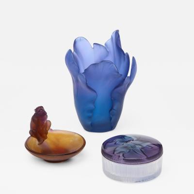 Daum Studio Crystal Glass Vases Lamps Lighting Candlesticks ...