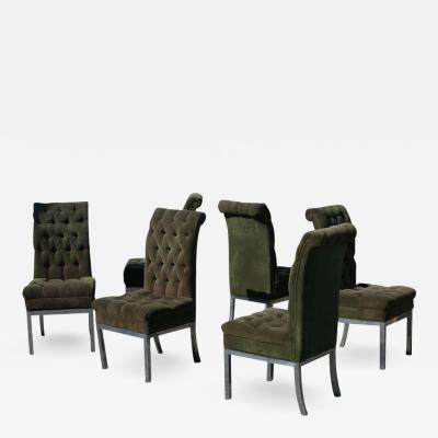 Design Institute America / DIA - Six Vintage Dia Style Dining Highback ...