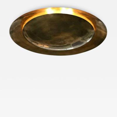 Orange Furniture - MASSIVE DOUBLE DISC CONCAVE AND CONVEX FLUSH MOUNT