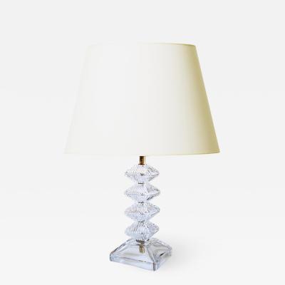 Orrefors - Crystal lamp by Orrefors