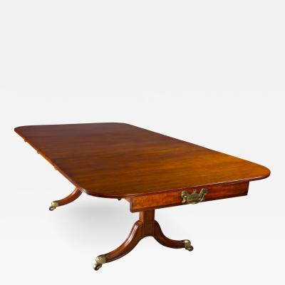 A Rare Regency Morgan and Sanders Mahogany Dining Table