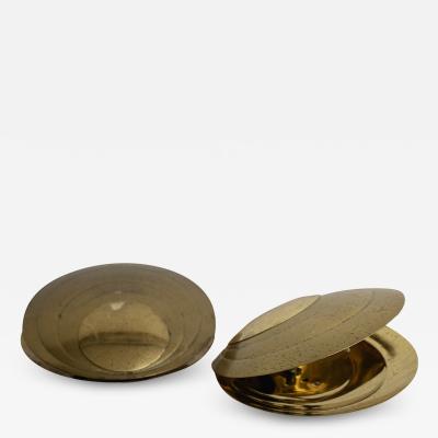 Angelo Brotto - Italian Brass Clamshell Lamps by Angelo Brotto, 1960s ...