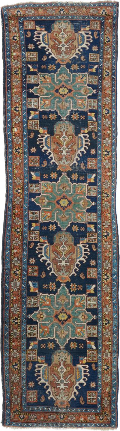 Antique Heriz Runner 2'8'' x 10'8''